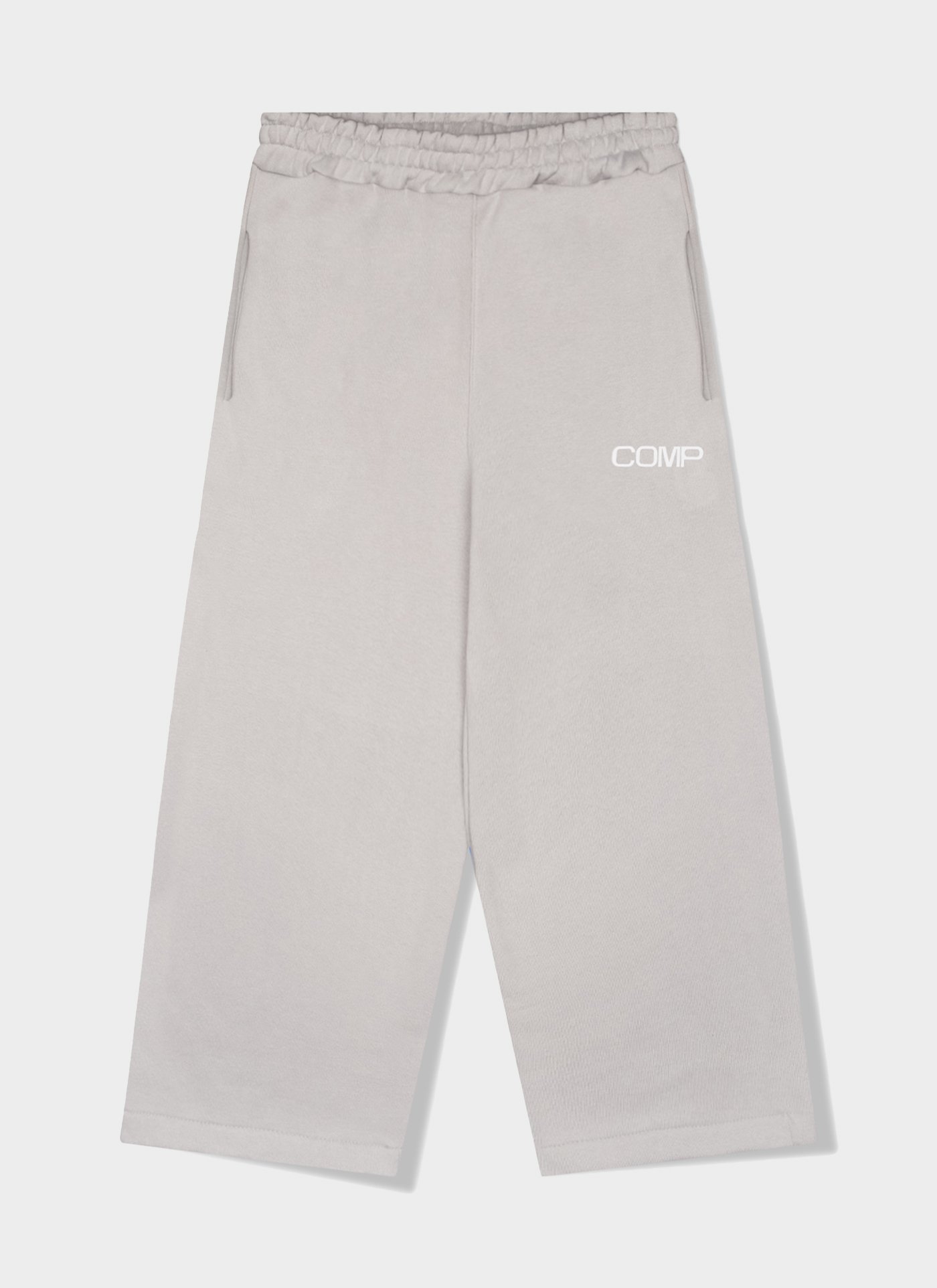 CALÇA DE MOLETOM BAGGY - EMBLEM - Cinza